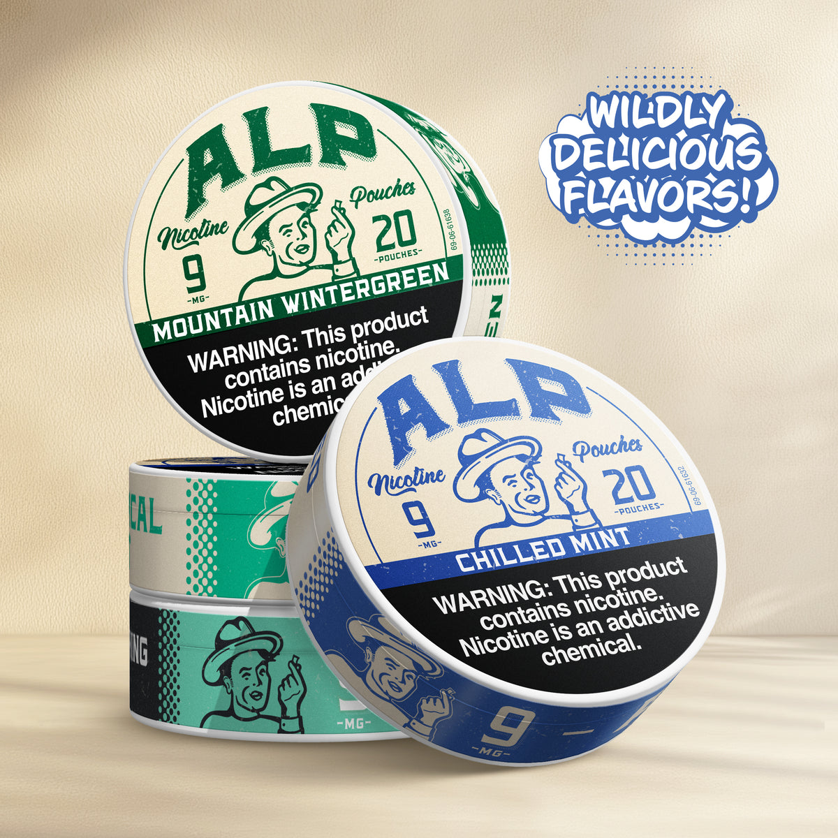 Nicotine Pouch Variety Pack - 3, 6, & 9 MG | ALP Pouches