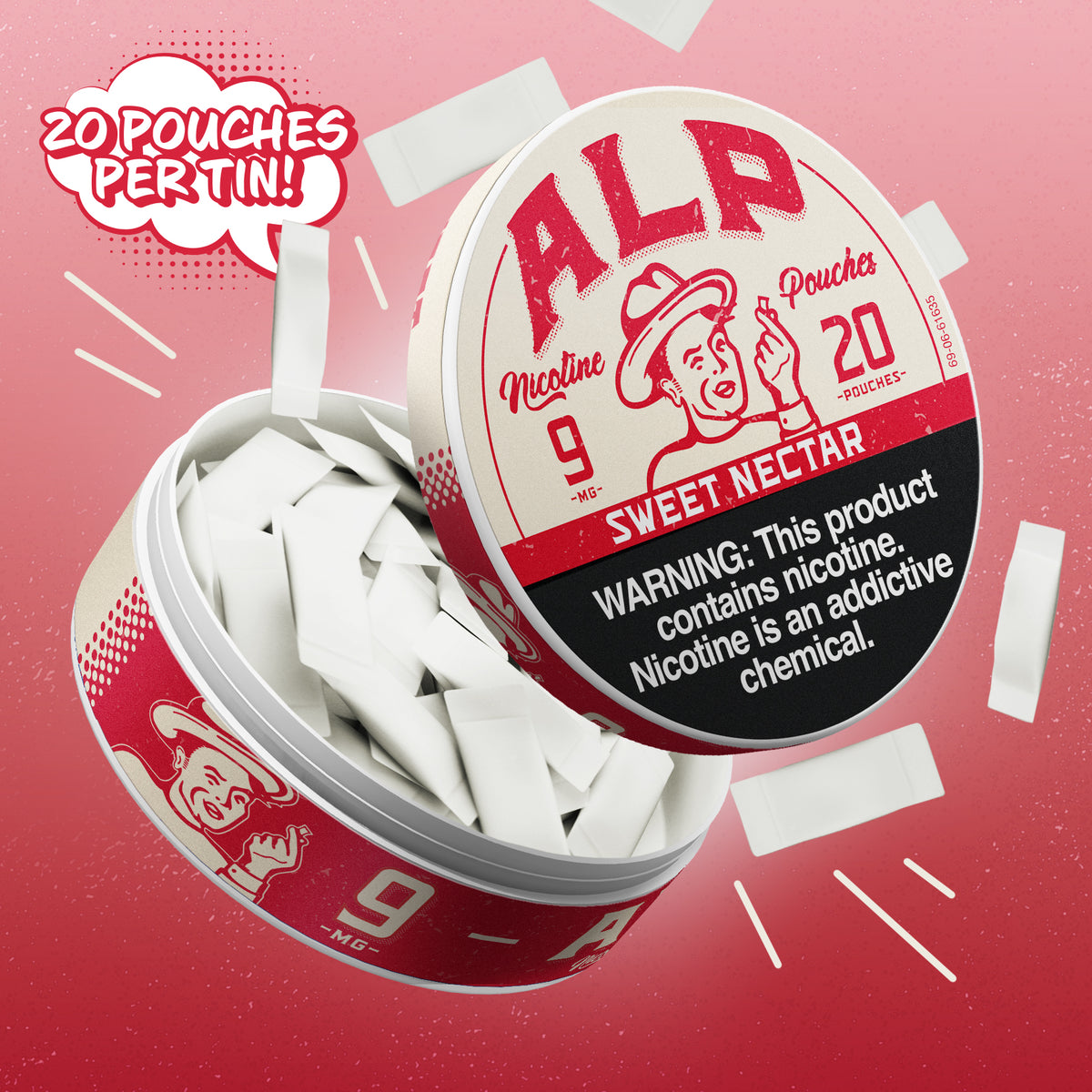 ALP Nicotine Pouches - Sweet Nectar | 3mg 6mg 9mg | A Better Time